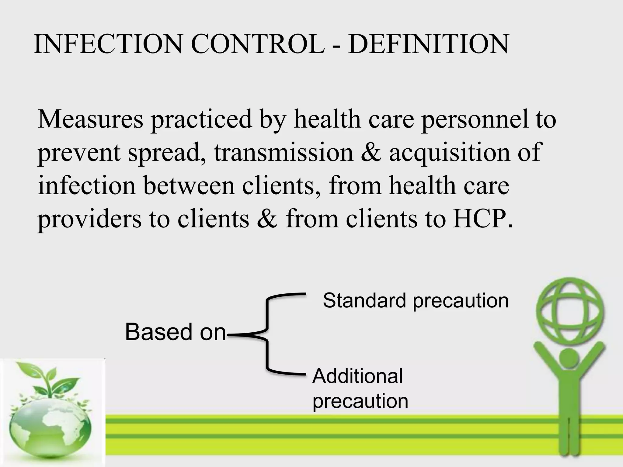 Infection control protocol | PPTX