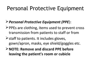 Infection control protocol and its importance | PPT