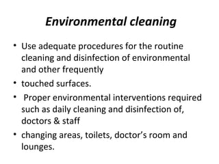 Infection control protocol and its importance | PPT