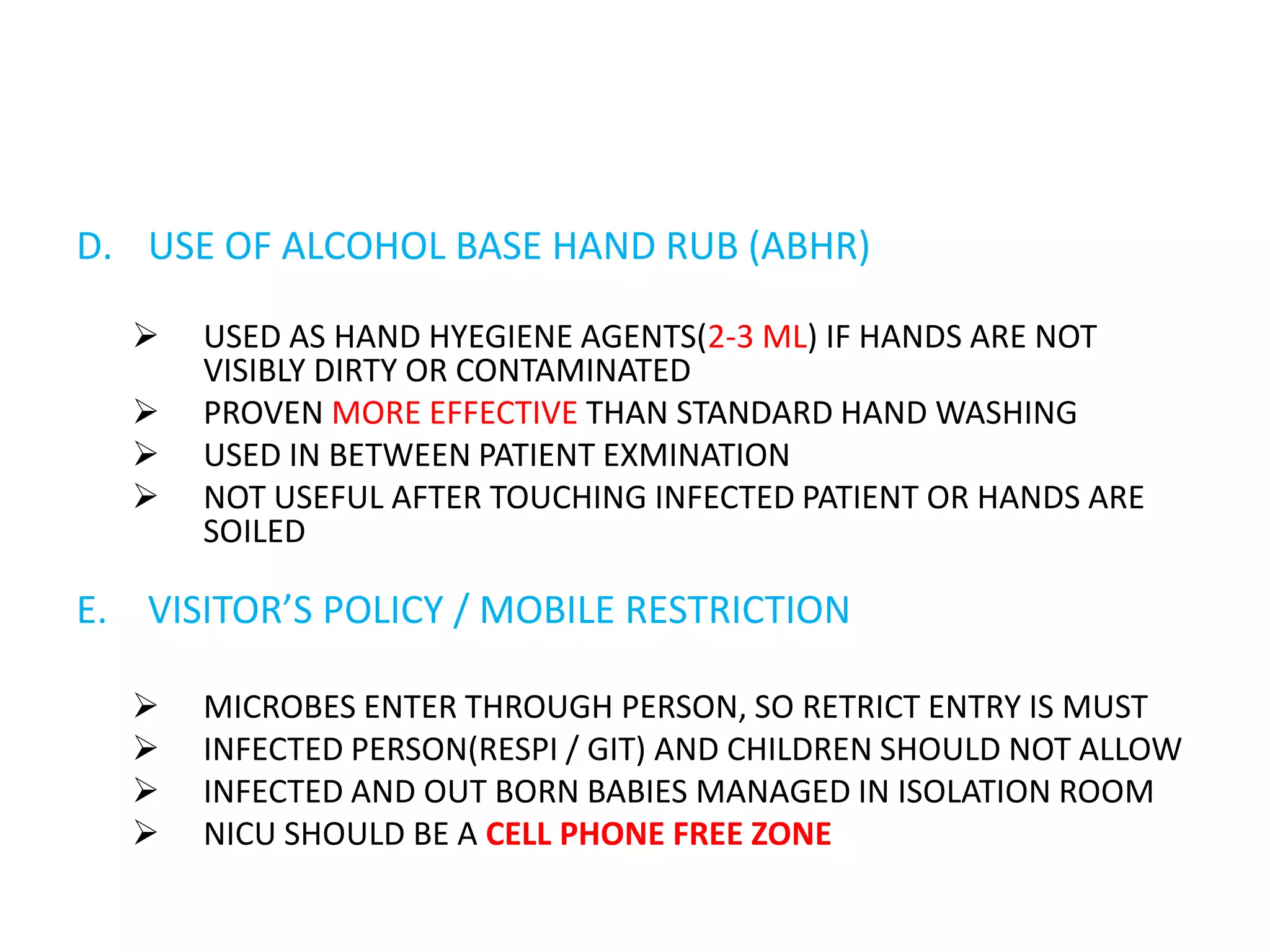 Infection control protocol in nicu BY DR.PRITESH B PATEL | PPTX