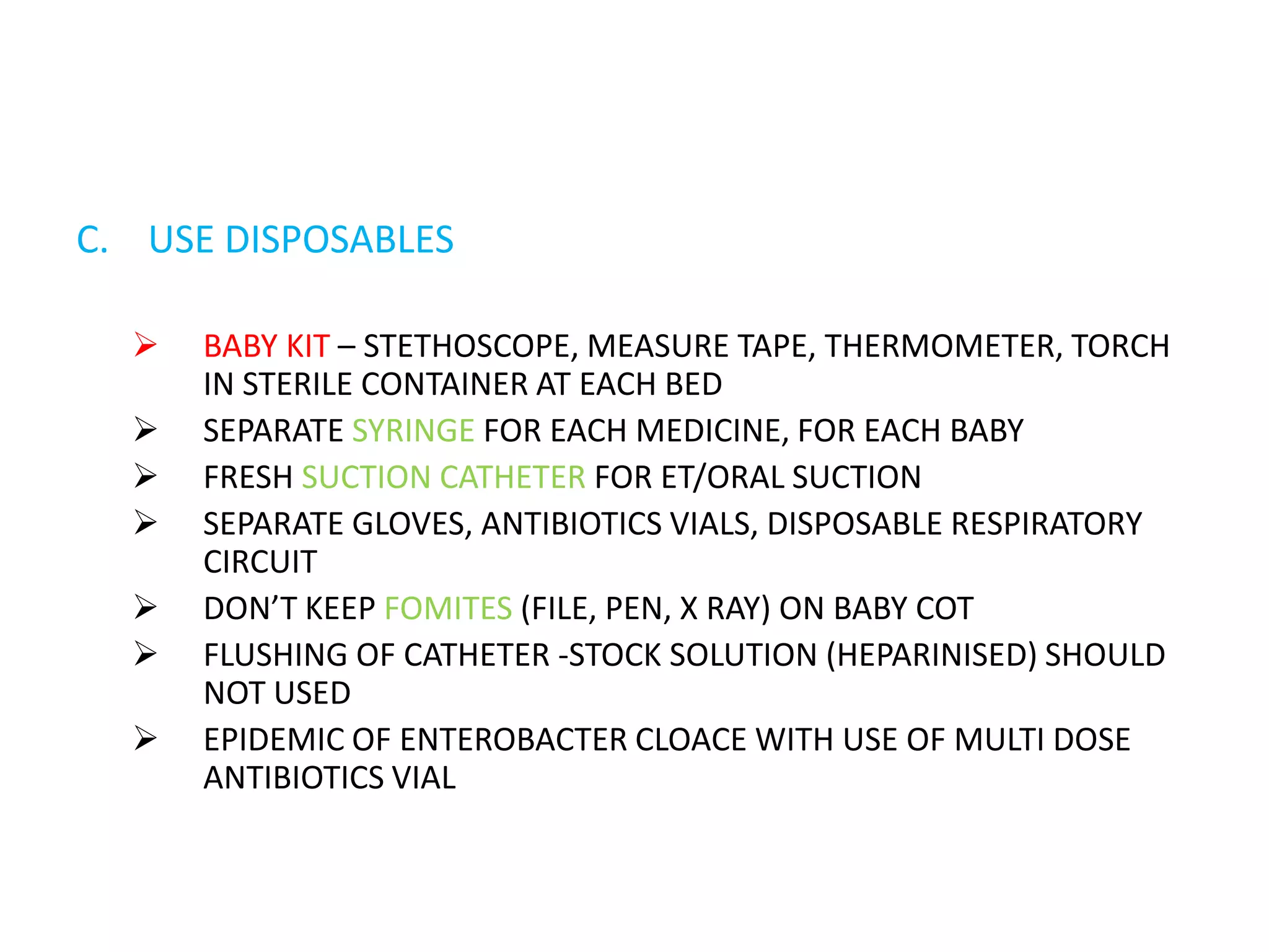 Infection control protocol in nicu BY DR.PRITESH B PATEL | PPTX
