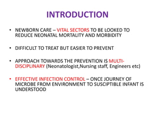 Infection control protocol in nicu BY DR.PRITESH B PATEL | PPTX