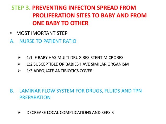 Infection control protocol in nicu BY DR.PRITESH B PATEL | PPTX ...