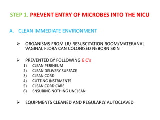 Infection control protocol in nicu BY DR.PRITESH B PATEL | PPTX