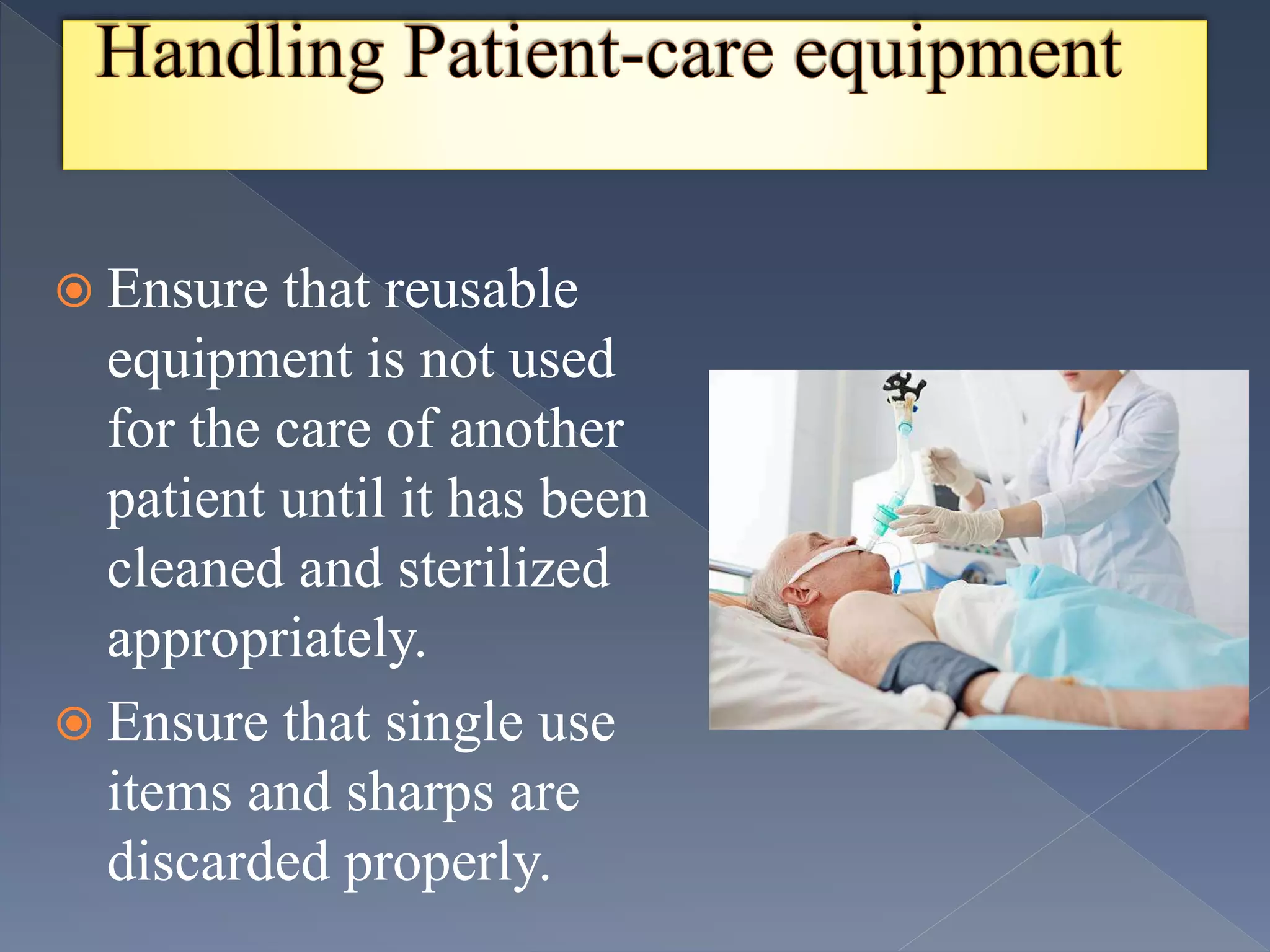 Infection control protocols in intensive care units | PPTX