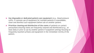 Infection control sandra | PPTX