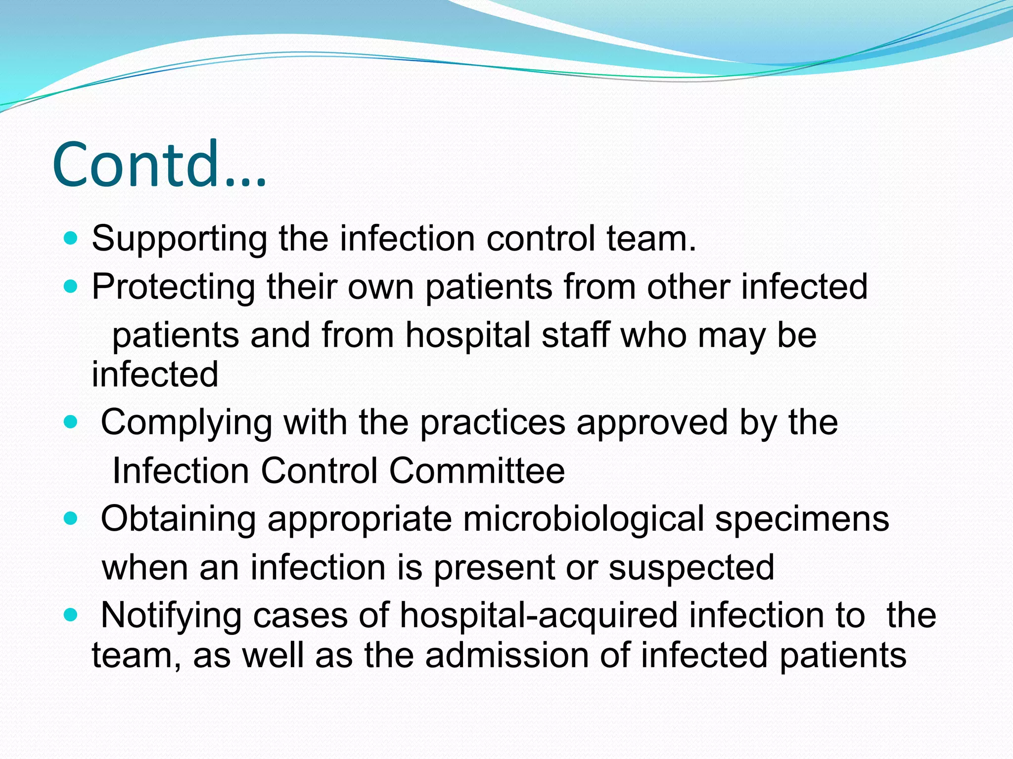 Infection Control In Hospitals | PPTX