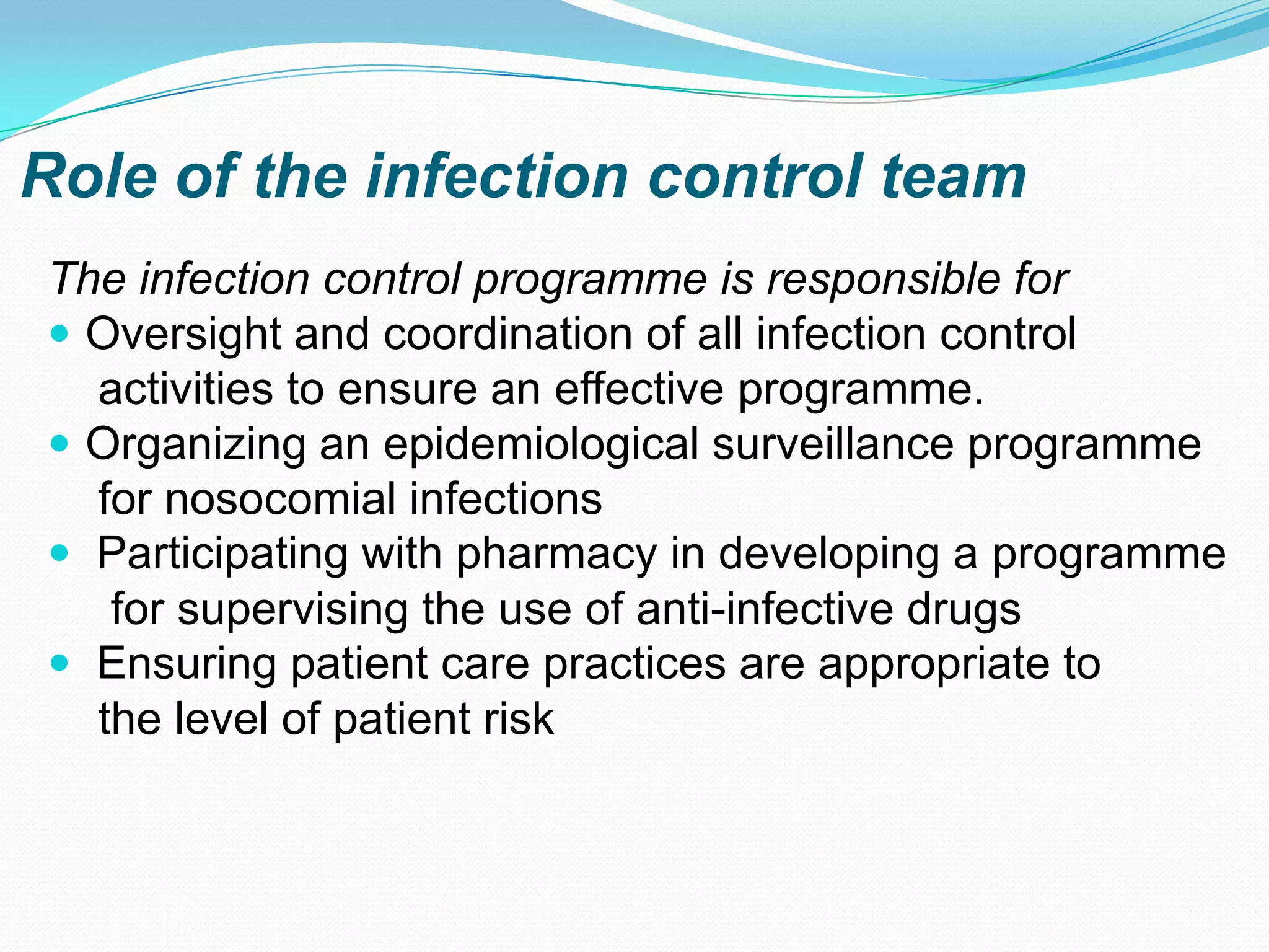 Infection Control In Hospitals | PPTX