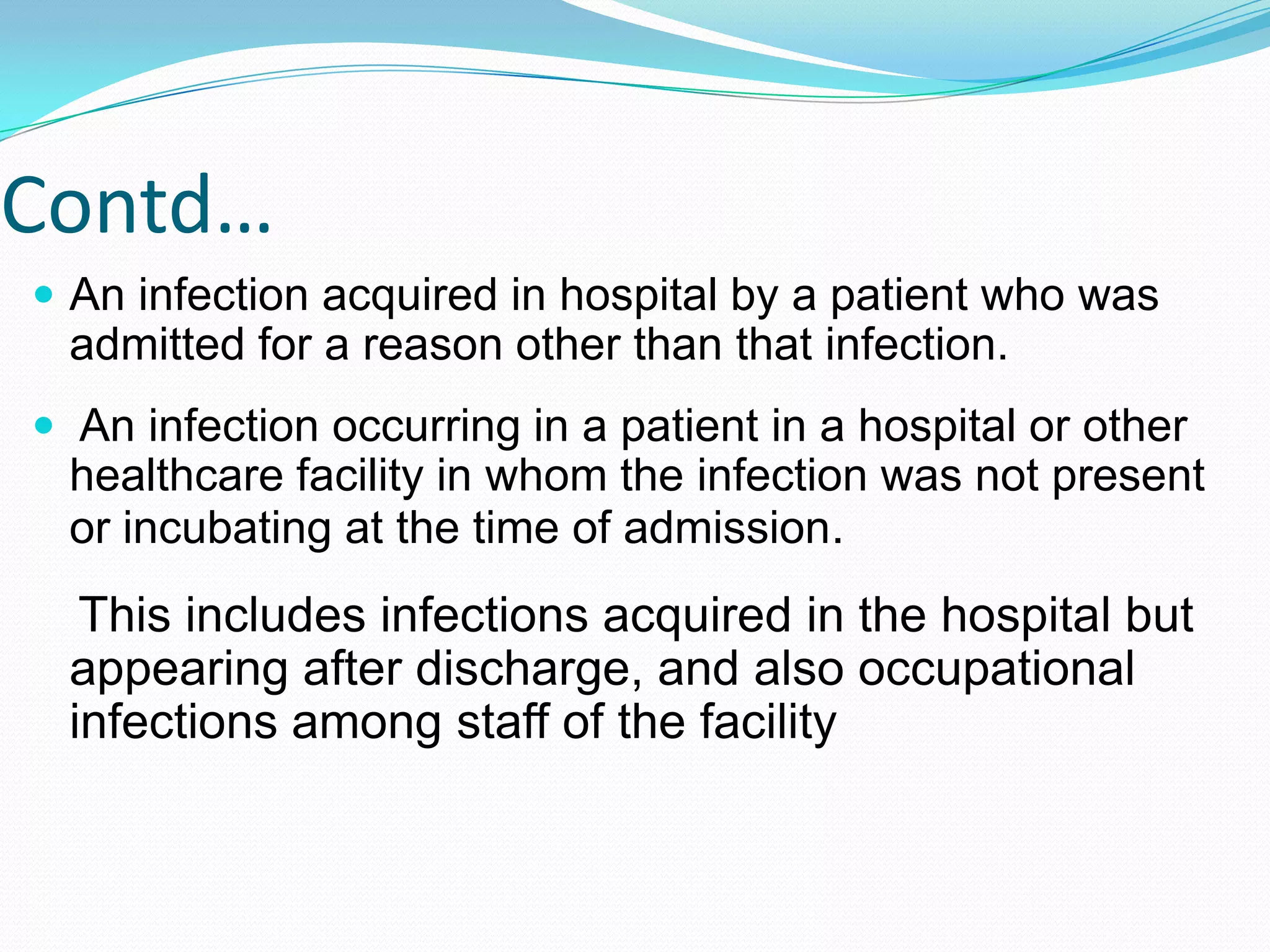Infection Control In Hospitals | PPTX