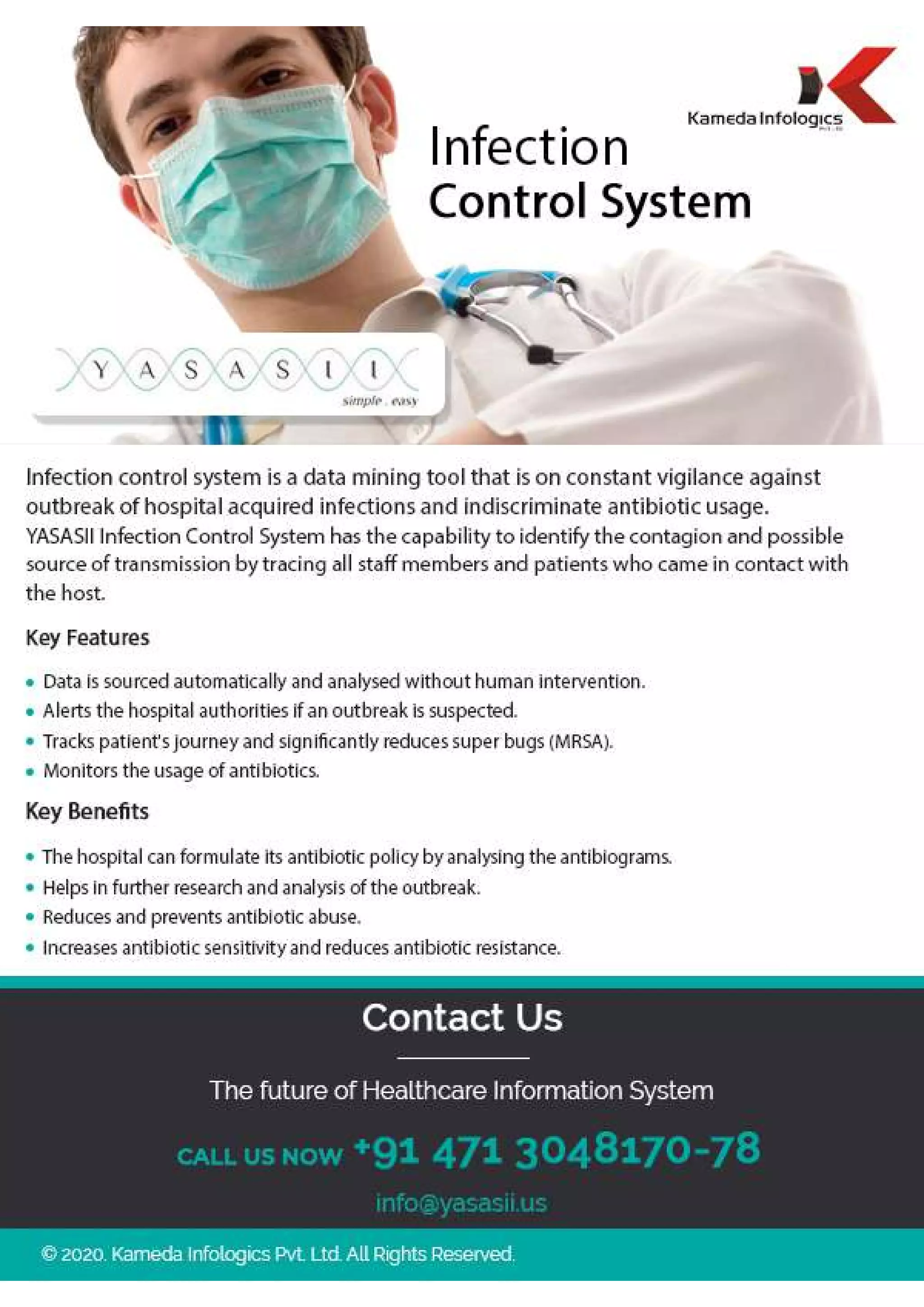 Infection Control System | Kameda Infologics | Healthcare IT Consulting ...