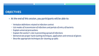 Infection control training | PPTX