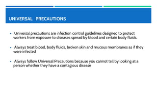 Infection control training | PPTX