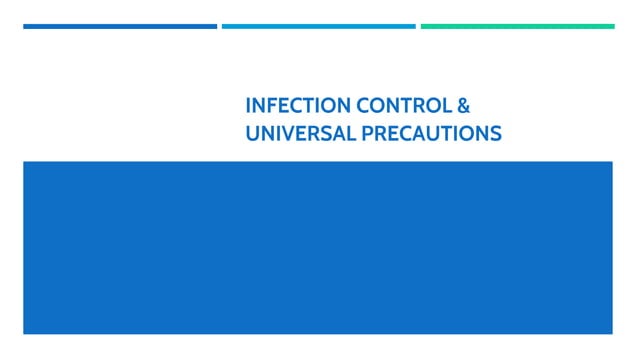 Infection Control Training | PPTX