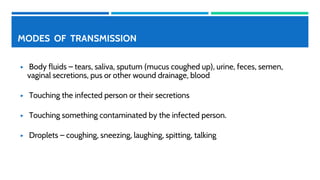 Infection Control Training | PPTX