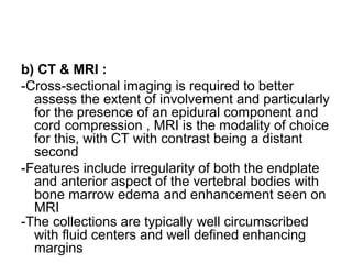 Diagnostic Imaging of Spinal Infection & Inflammation | PPT