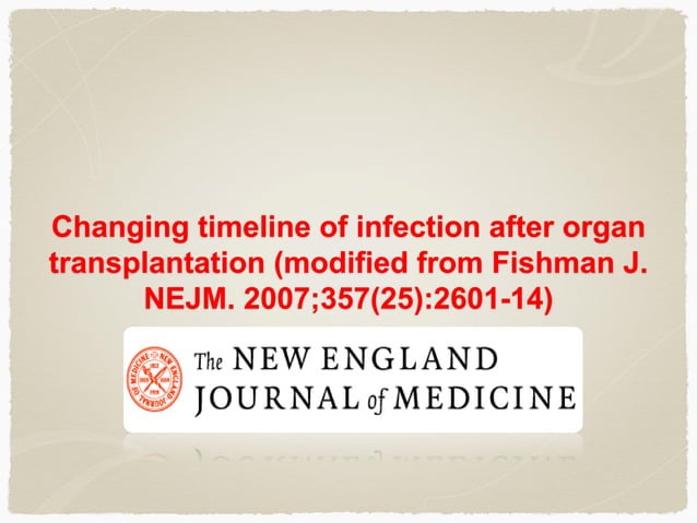 INFECTIONS IN ORGAN TRANSPLANT PATIENTS essential learning | PDF ...