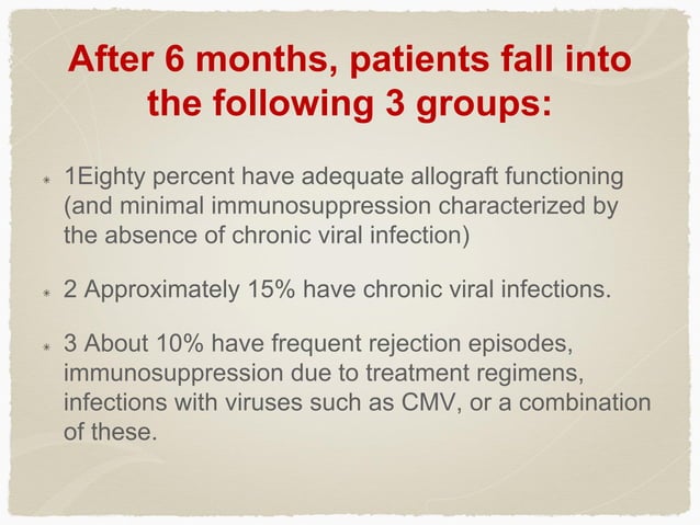INFECTIONS IN ORGAN TRANSPLANT PATIENTS essential learning | PDF ...