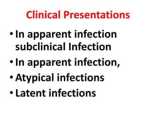 INFECTIOUS DISEASES AETIOLOGY PATHOGENESIS & CONSEQUENCES | PPTX