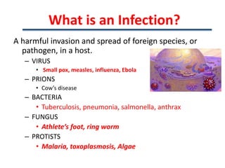 INFECTIOUS DISEASES AETIOLOGY PATHOGENESIS & CONSEQUENCES | PPTX