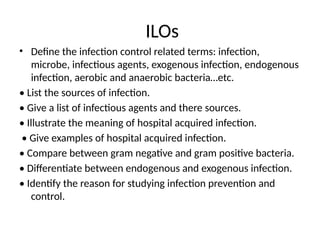 infection lecture INTRODUCTION TO INFECTION CONTROM | PPT | Free Download