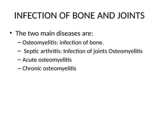 INFECTION OF BONE AND JOINTS for clinical.pptx