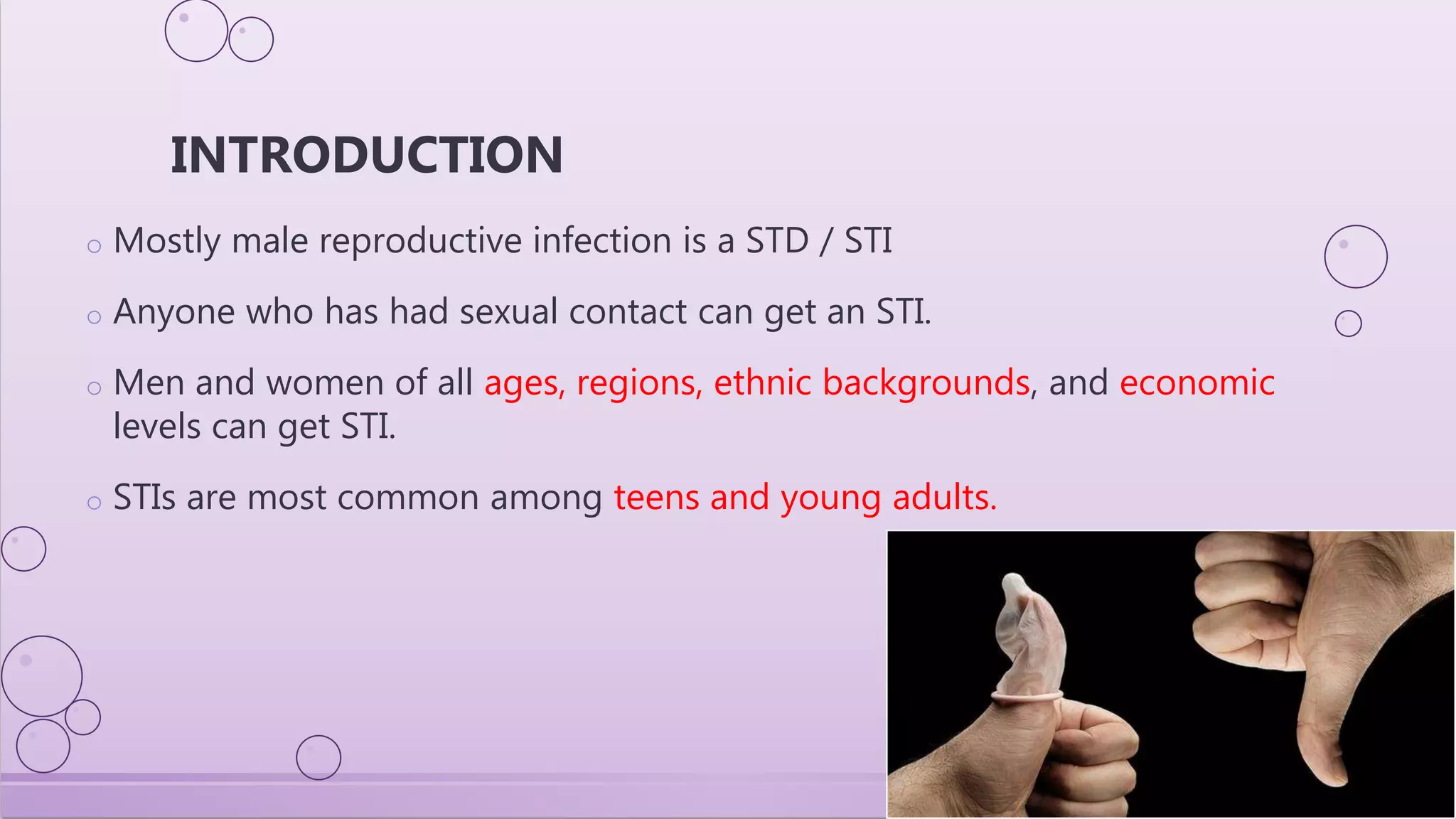 Infection of male reproductive system | PPTX