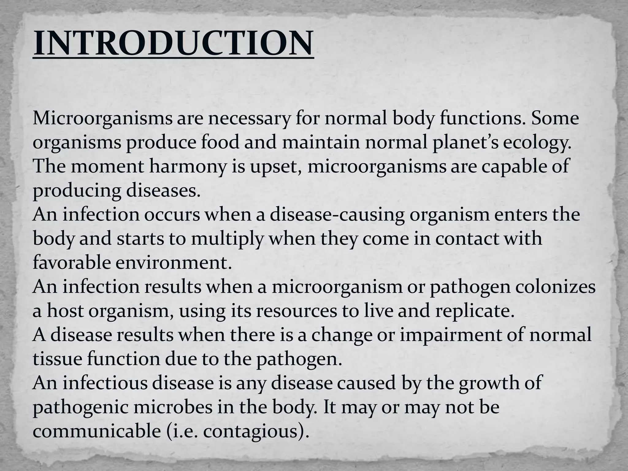 Infection ppt | PPTX