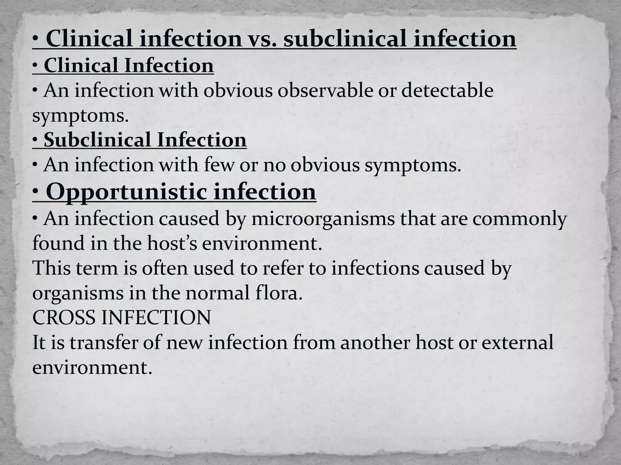 Infection ppt | PPTX