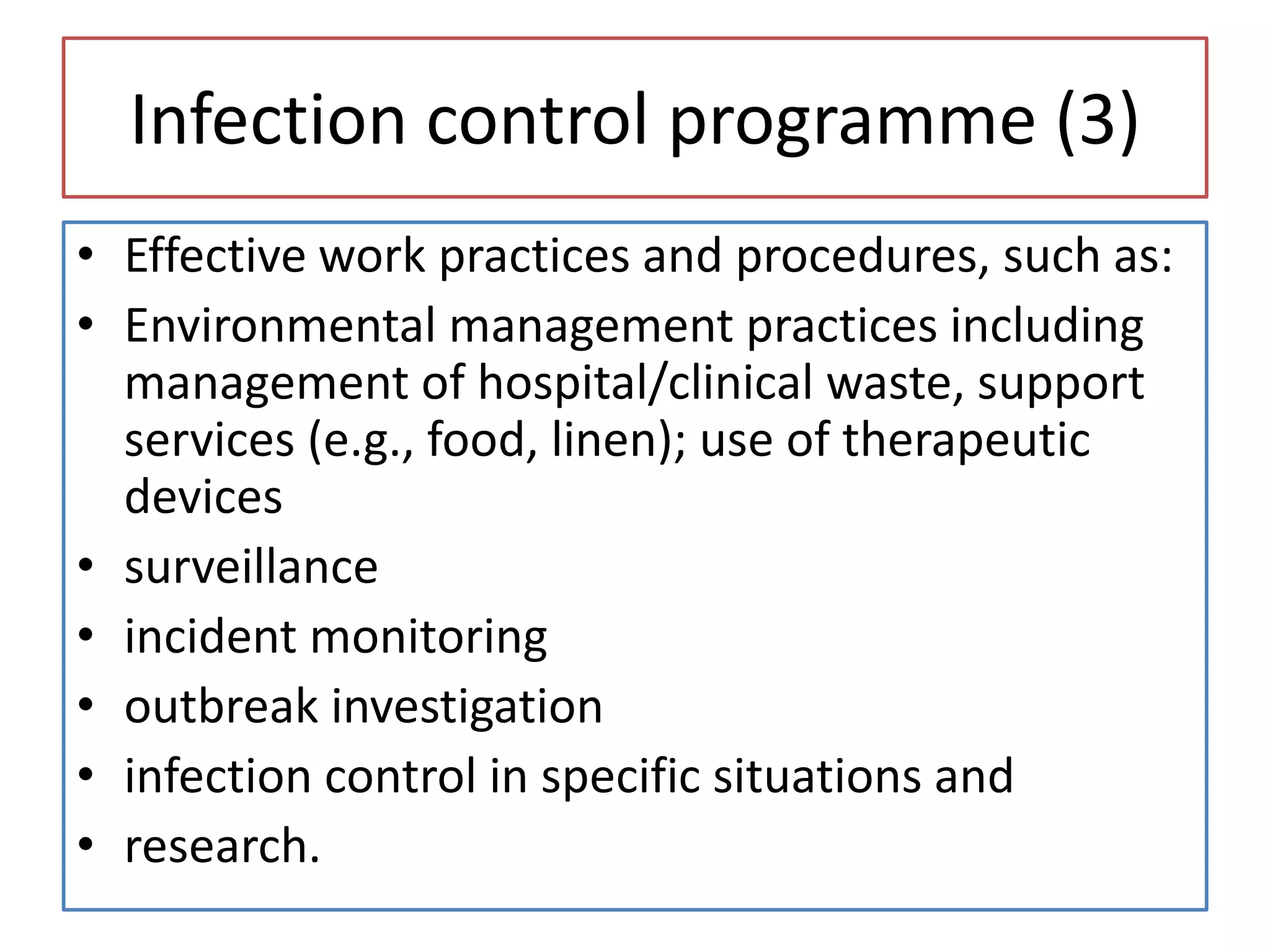 Infection prevention and control | PPTX