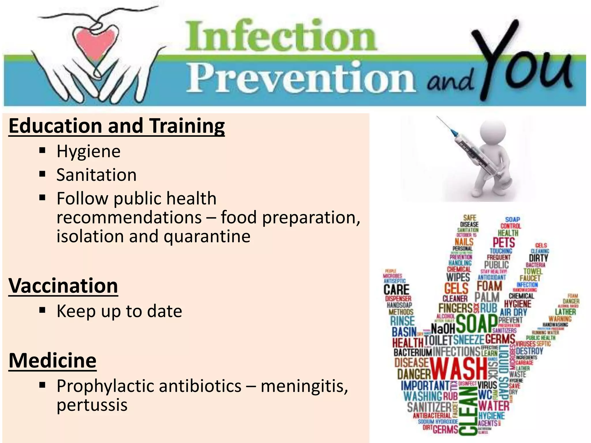Infection prevention and control | PPTX