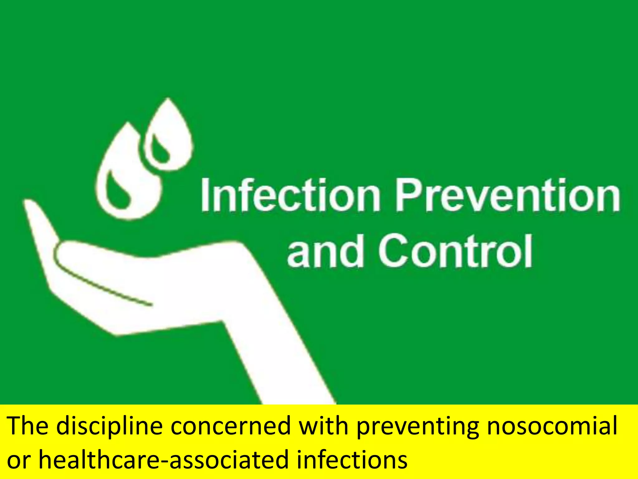 Infection prevention and control | PPTX