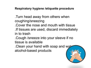 Infection prevention and control (ipc) | PPTX