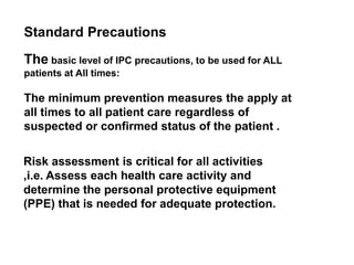 Infection prevention and control (ipc) | PPTX