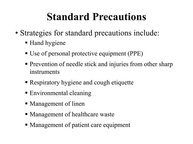 Infection Prevention and Control (IPC).ppt | Infectious Diseases | Diseases and Conditions