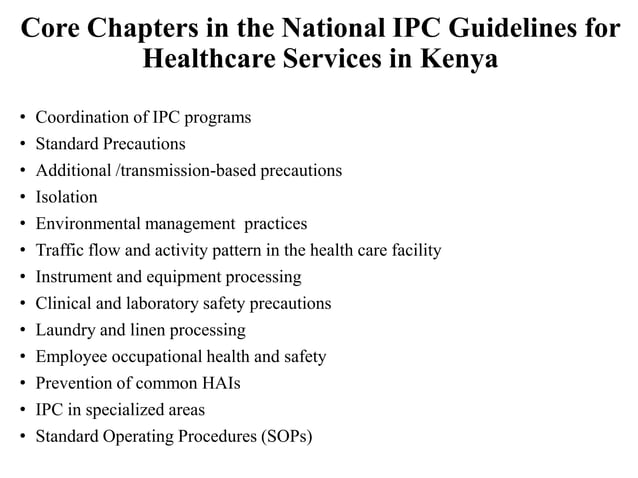 Infection Prevention and Control (IPC).ppt | Infectious Diseases ...