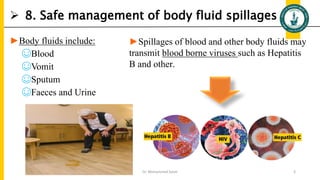 Infection prevention and control (IPC) Lec 3.pptx | First Aid | Injuries