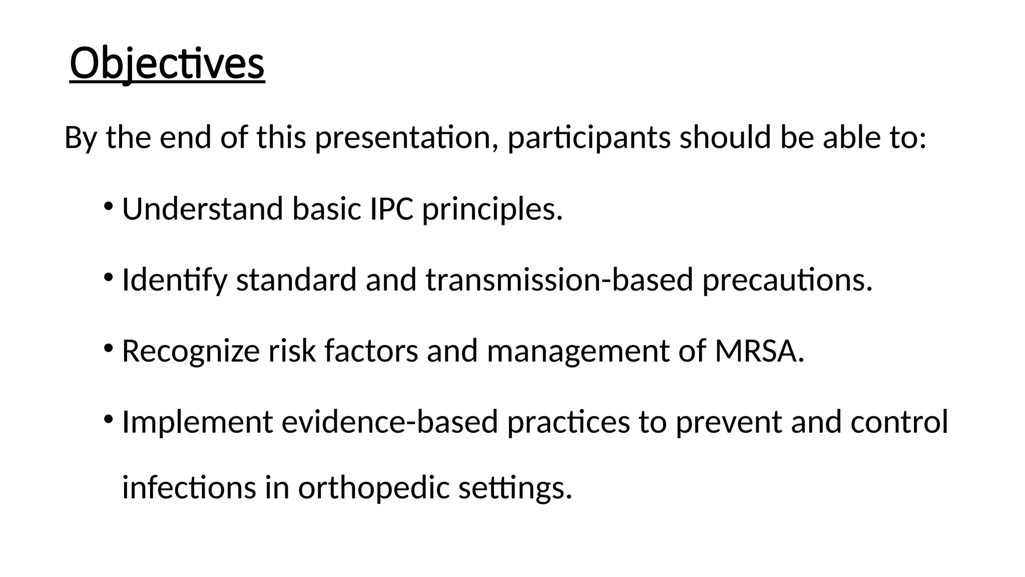Infection Prevention and Control/MRSA infection | PPTX