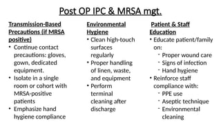 Infection Prevention and Control/MRSA infection | PPTX
