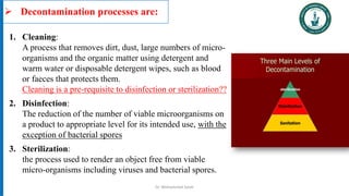 Infection prevention and control lecture 4 decontamination.pdf