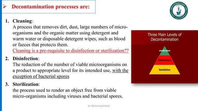 Infection prevention and control lecture 4 decontamination.pdf