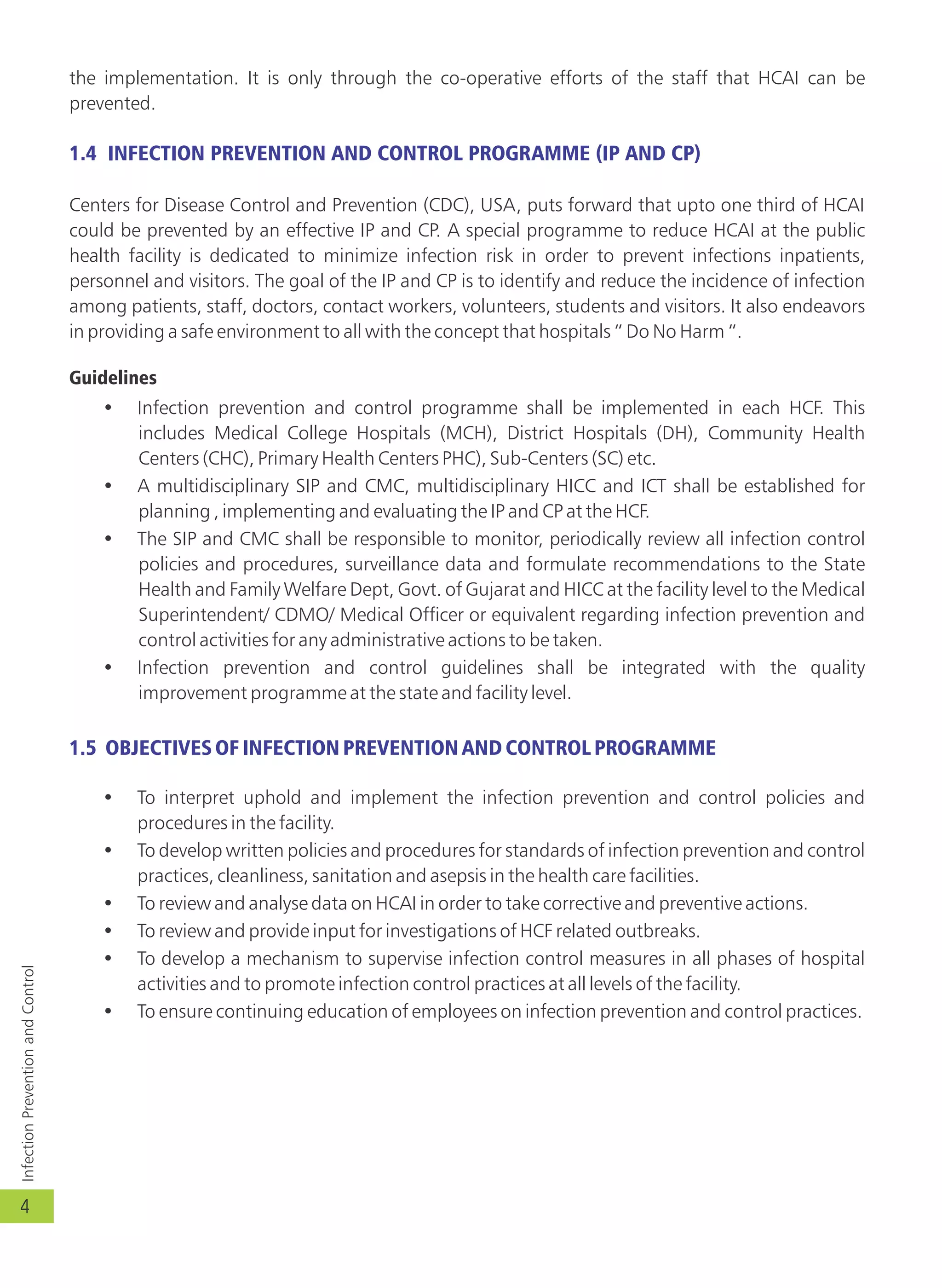 Infection Prevention & Control Guideline - Engligh | PDF | Infectious ...