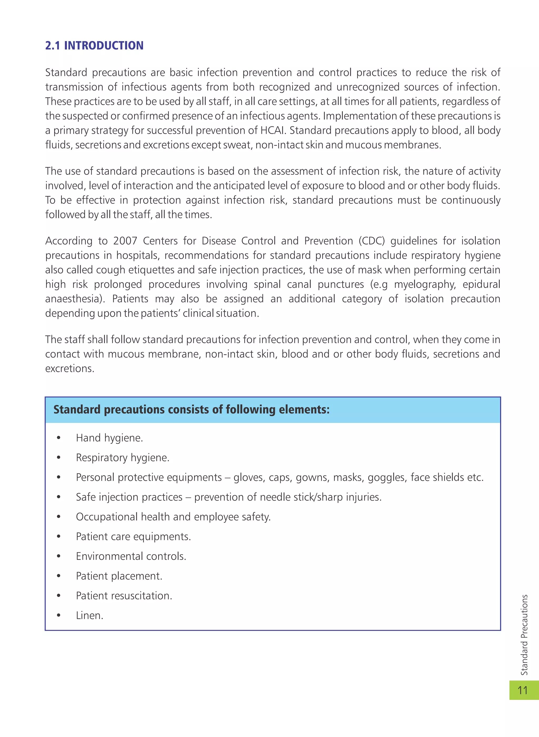 Infection Prevention & Control Guideline - Engligh | PDF | Infectious ...