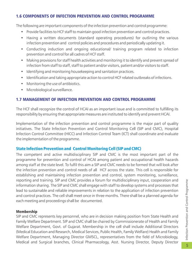 Infection Prevention & Control Guideline - Engligh | PDF | Infectious ...