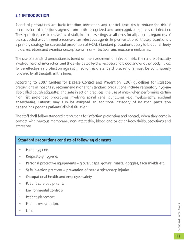 Infection Prevention & Control Guideline - Engligh | PDF | Infectious ...