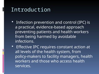 INFECTION PREVENTION & CONTROL innnnnnnnnnnno final.ppt