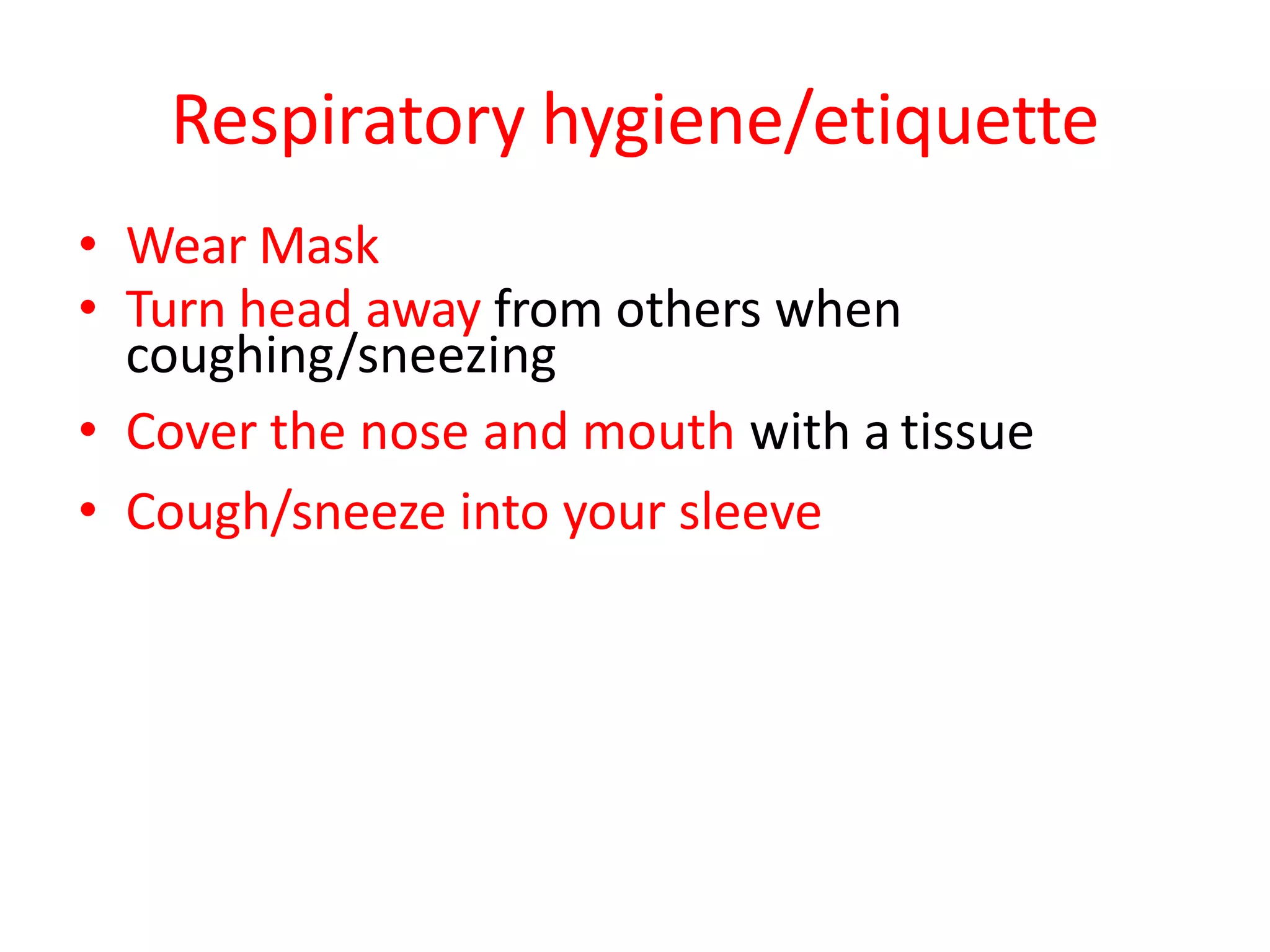 Infection prevention & control IPC measures and protocols in COVID-19 ...