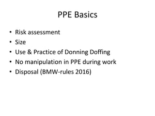 Infection prevention & control IPC measures and protocols in COVID-19 ...