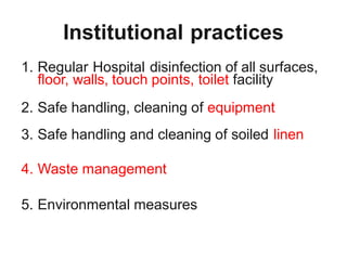 Infection prevention & control IPC measures and protocols in COVID-19 ...