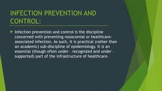 INFECTION PREVENTION(INCLUDING HIV)AND STANDARD precaution.pptx