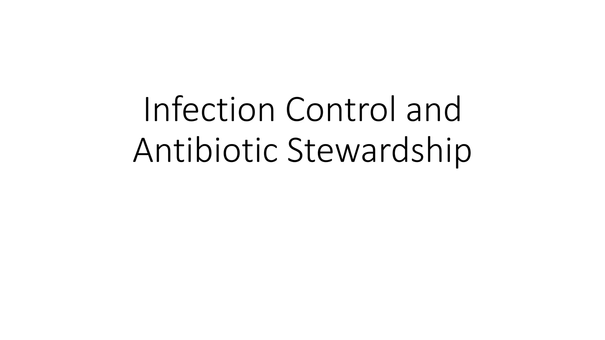 Infection Prevention and Control in the ICU | PPTX